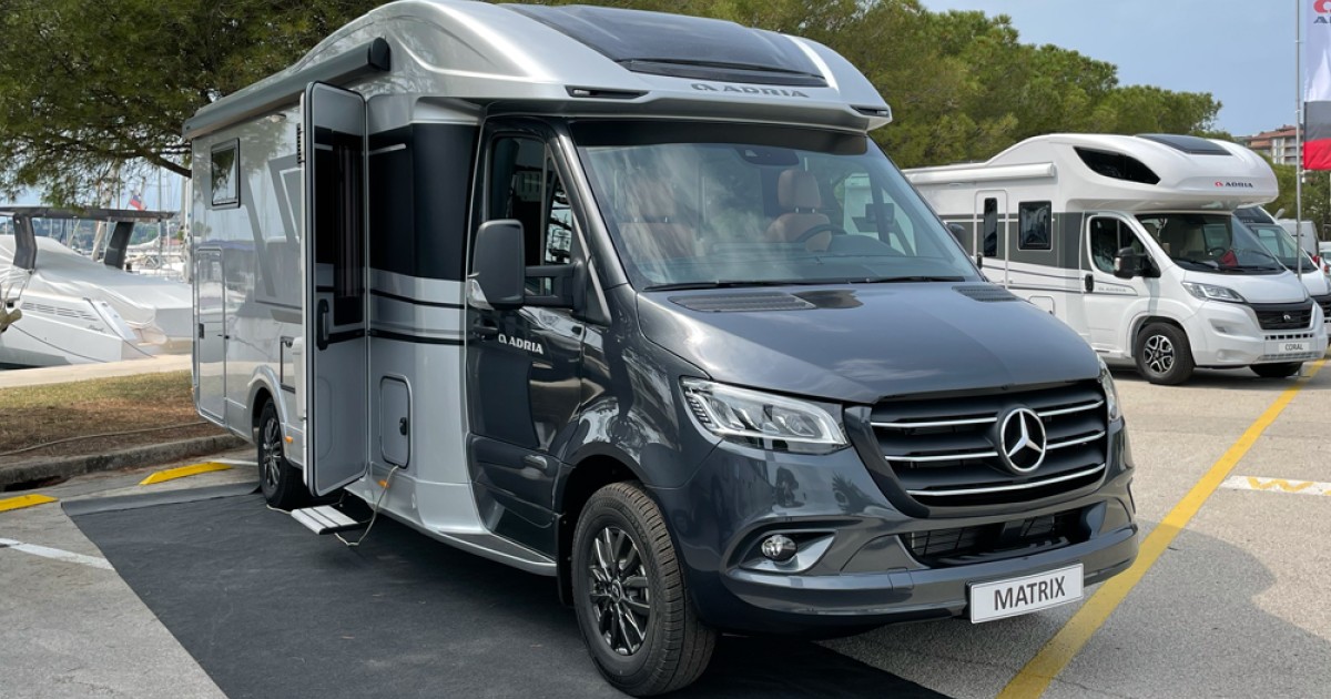 Adria Matrix byggs på Mercedes | Husbil & Husvagn
