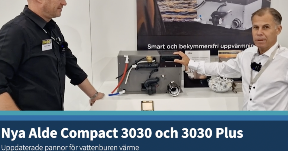 Nya Alde 3030 och vattenfilter | Husbil & Husvagn