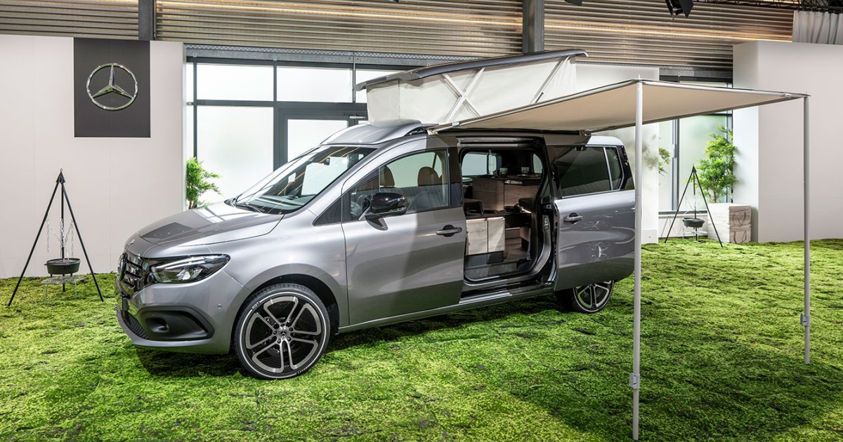 Premiär för Mercedes EQT – ny elbil även som campingbil | Husbil & Husvagn