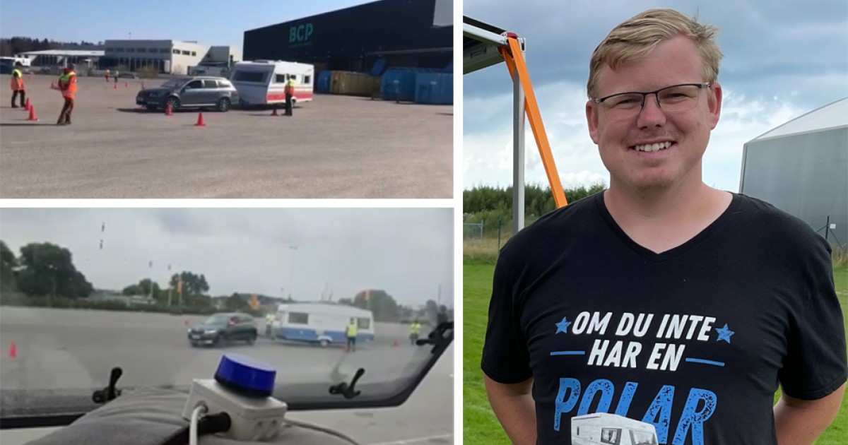 Johan Lövdahl är bäst i Sverige på att backa – med husvagn | Husbil ...