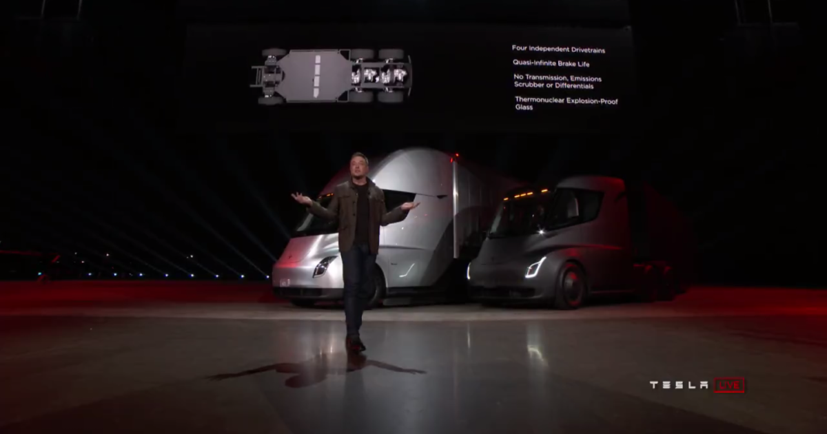 Tesla lanserar lastbil som drivs av el | Husbil & Husvagn